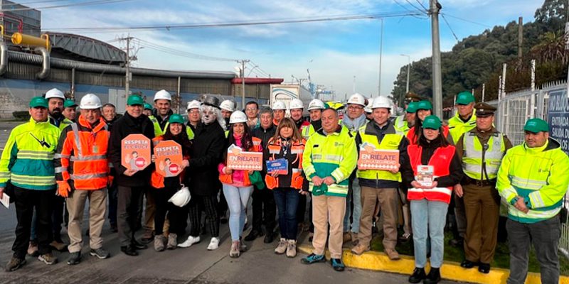 Puertos de Talcahuano y Comlog lanzaron campaña "Enriélate con la seguridad" | Alog